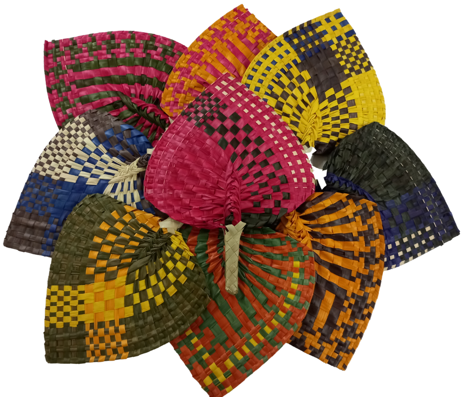 Samoa Hand Fan (Mixed Colours) – My Empire