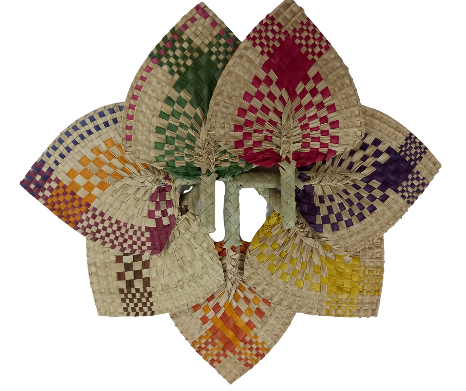 Samoan Hand Fan (Ili) / Checkered Hand Fan – My Empire
